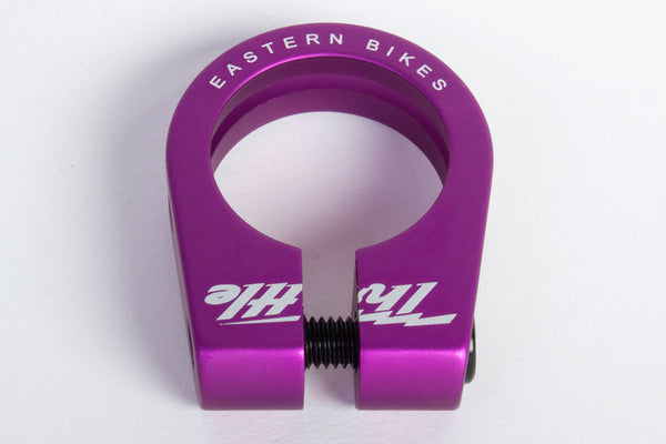 Throttle BMX Seatpost Clamp - Purple Ano - EasternBikesUK